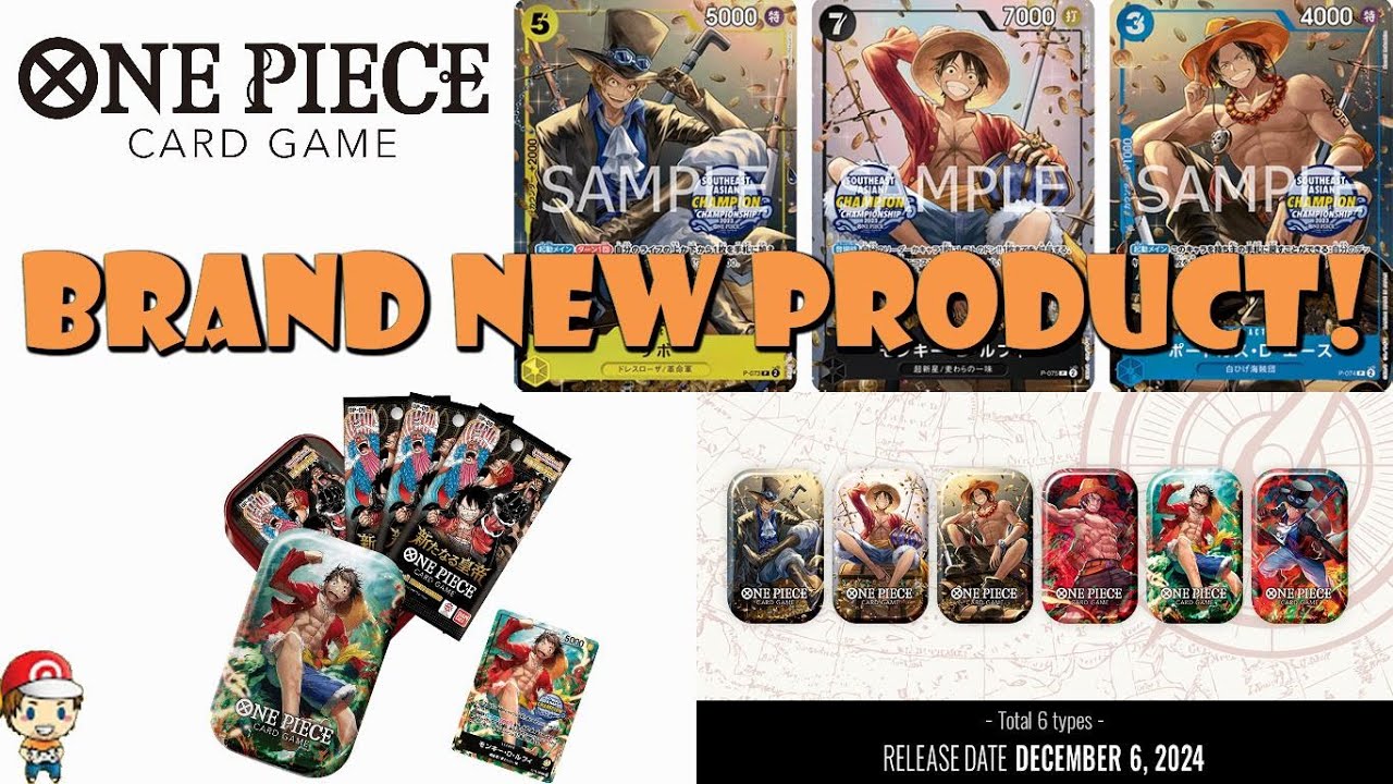 Brand New One Piece TCG Product Revealed! 1st EVER Mini Tins! Exclusive ...