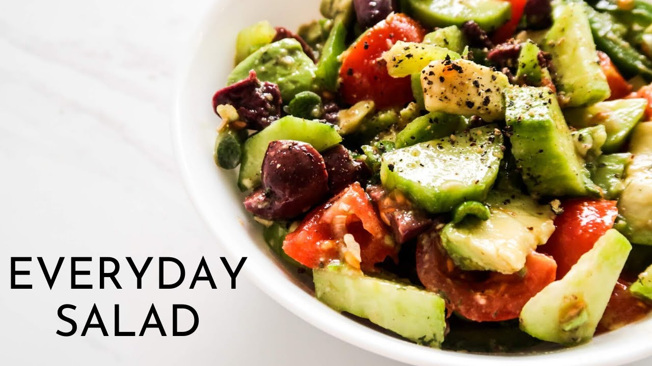 Everyday Salad Recipe | Easy Salad Recipe - YouTube