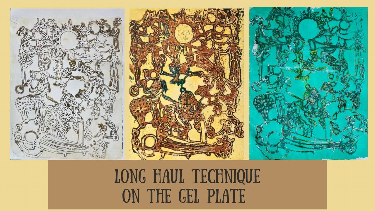 Gel plate technique perfect for intricate stencils: the long haul ...