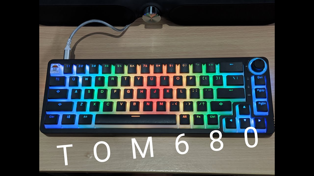 TOM 680 Budget 65% layout with knob! - YouTube