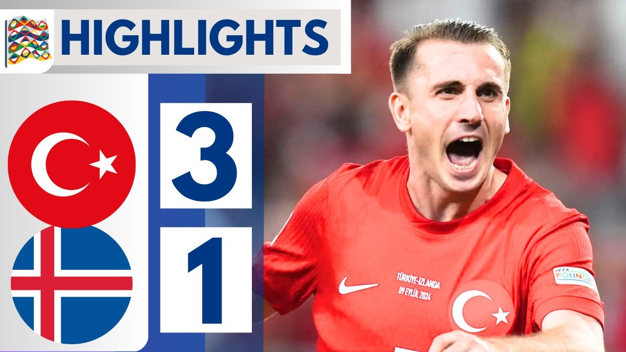 Turkey vs Iceland (3-1) | HIGHLIGHTS | All Goals | UEFA Nations League ...
