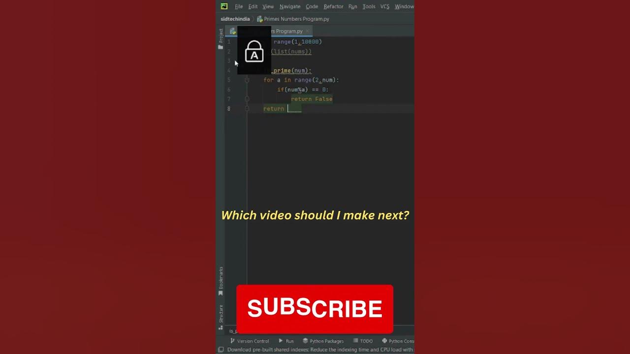 Create Prime Numbers List Using Python 😜primenumber Primenumbers Python Programming Coding