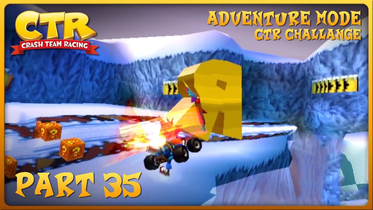 Crash Team Racing (PS1) - Adventure Mode - Part 35 - CTR Challenge ...