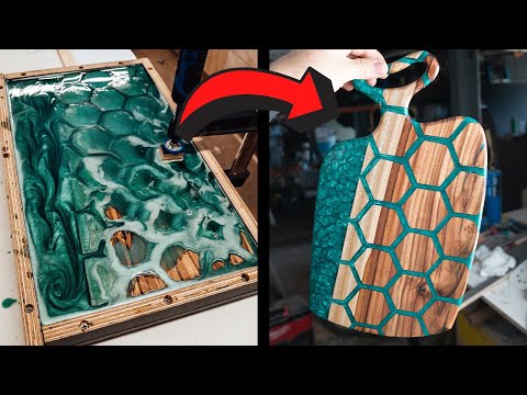 DIY Resin Cutting Board - A Beginner-Friendly Tutorial - JustCraftingAround