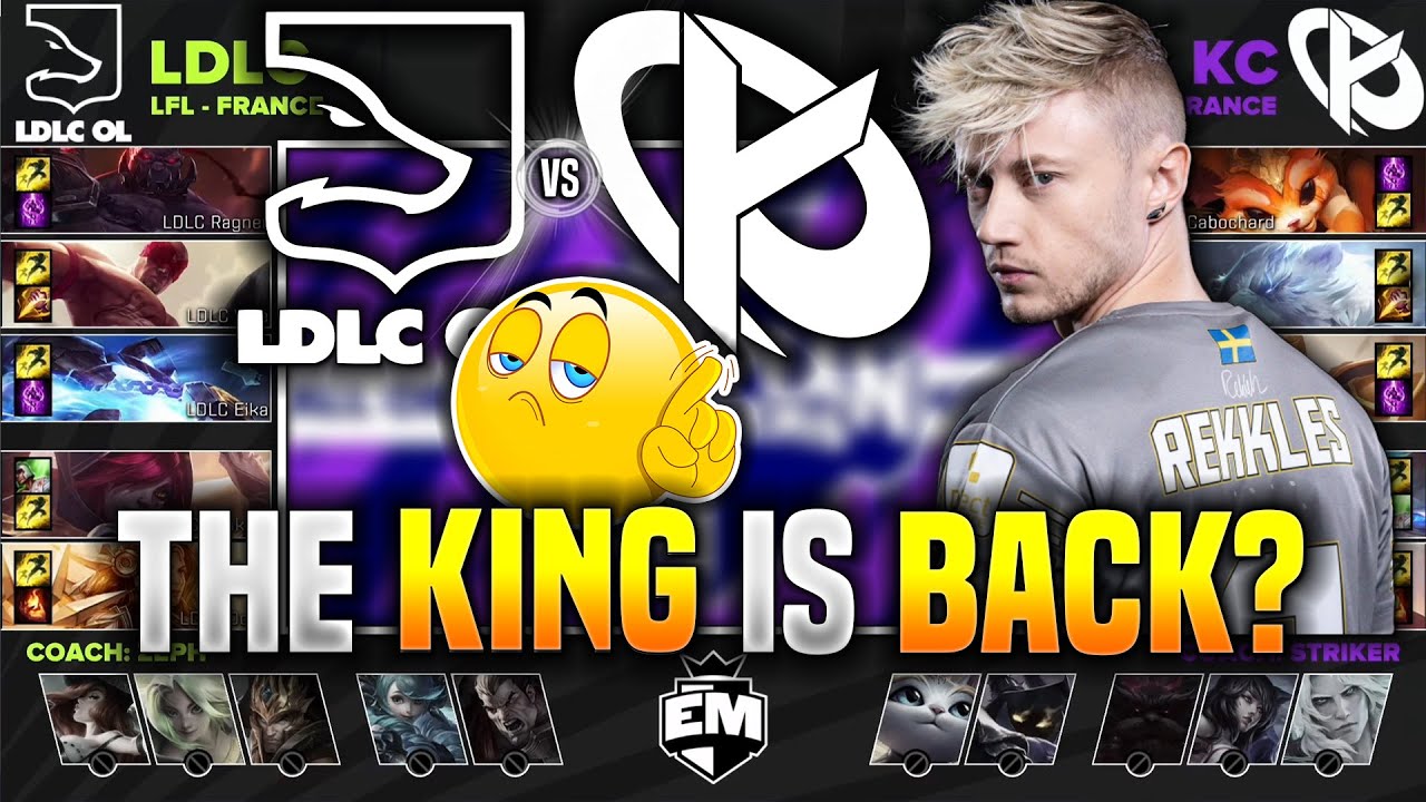 REKKLES THE KING IS BACK? - KC vs LDLC GAME 4 EUROPEAN MASTER FINALS ...