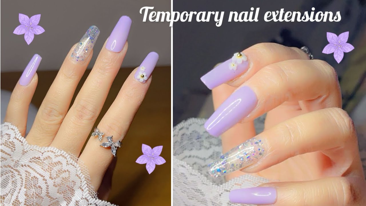 get my nail done with me Professional nail extensions at home ️💅 - YouTube