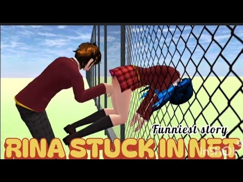 RINA STUCK IN NET WALL|| BUT BOY WOULDN'T HElP. FUNNIEST STORYLINE 