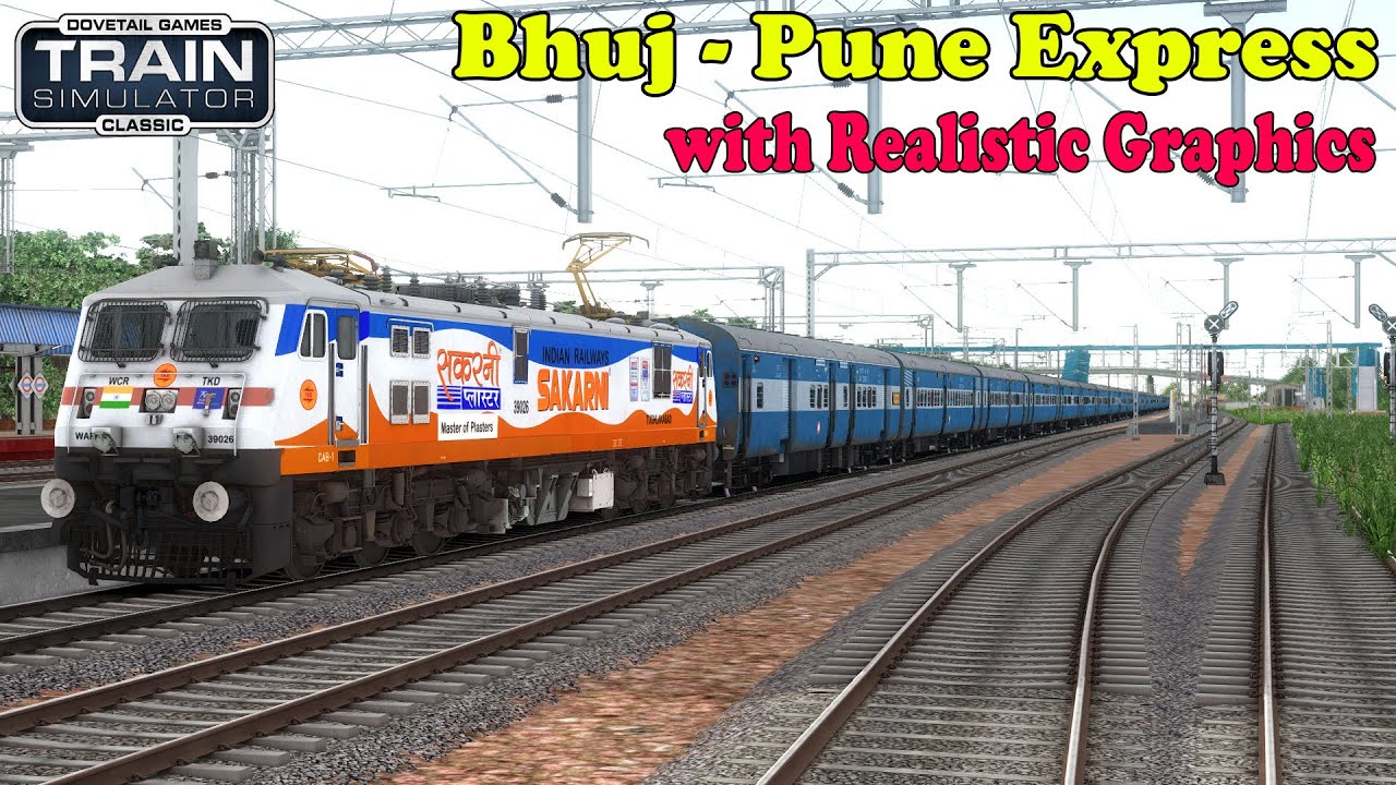 🔴 LIVE : WAP 7 In Full Mood | Bhuj - Pune Express Journey | HD Gameplay ...