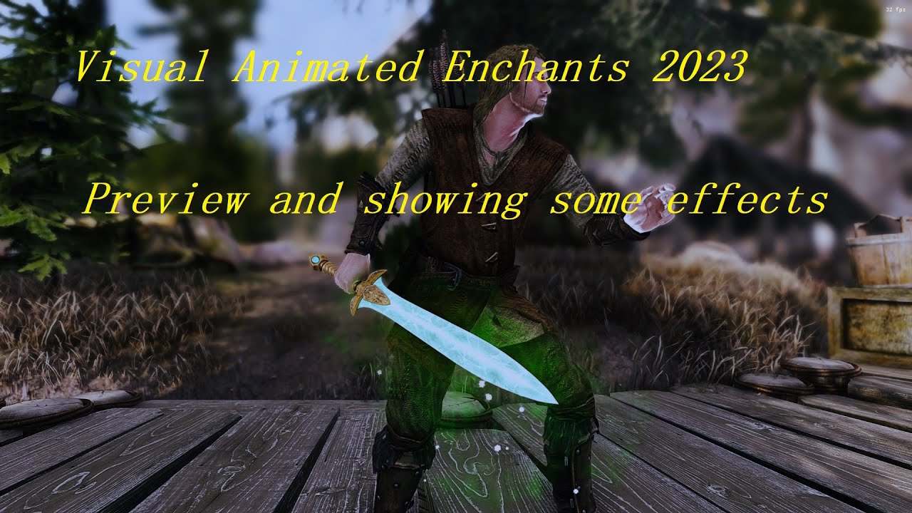 Skyrim Se\AE - Visual Animated enchants 2023 - preview - YouTube