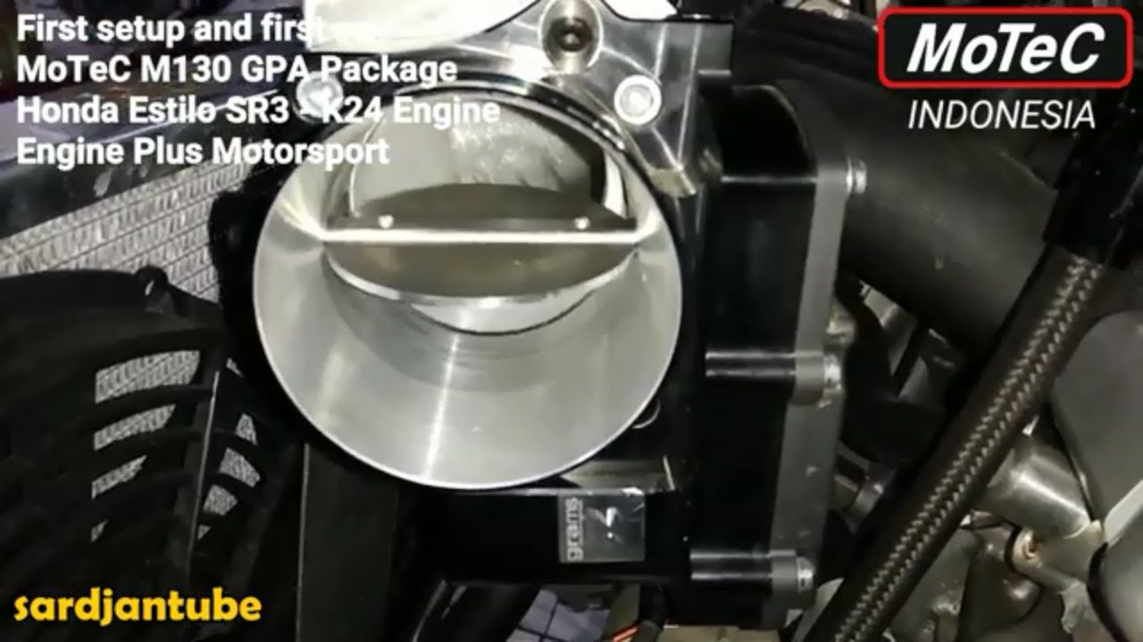 MoTeC M130 GPA - Honda Estilo SR3 - K24 Engine - Drive By Wire Throttle ...