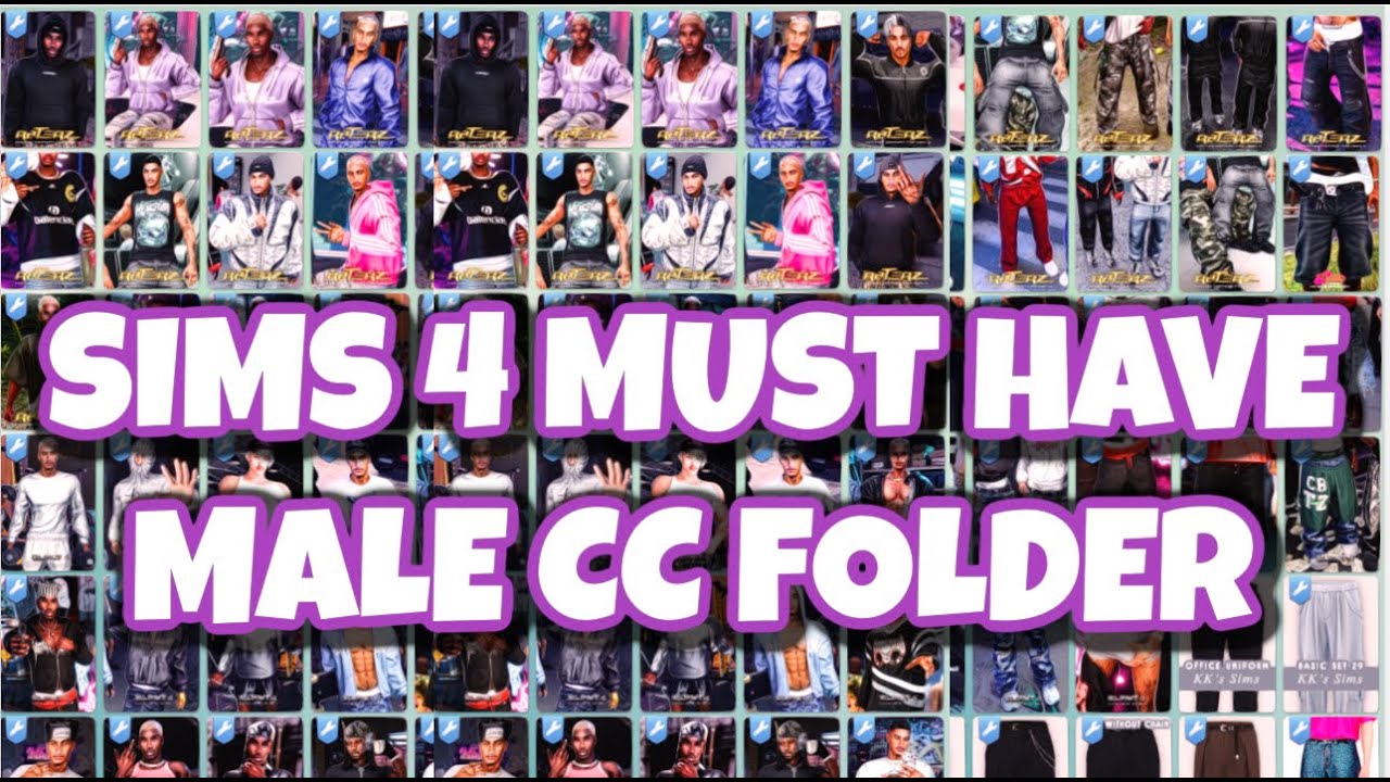 Ultimate Sims 4 Male CC Folder All-In-One Download - YouTube
