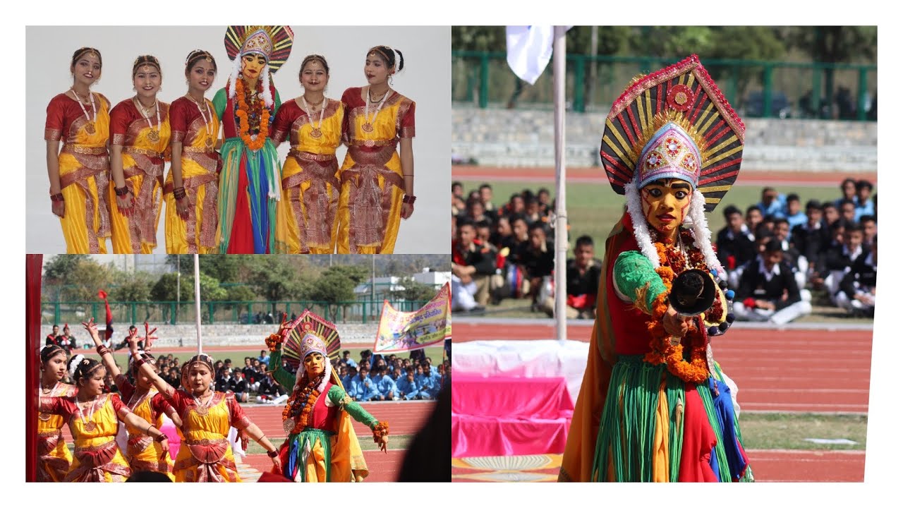 Varaha Roopam || Bhoota kola dance form || Government polytechnic ...