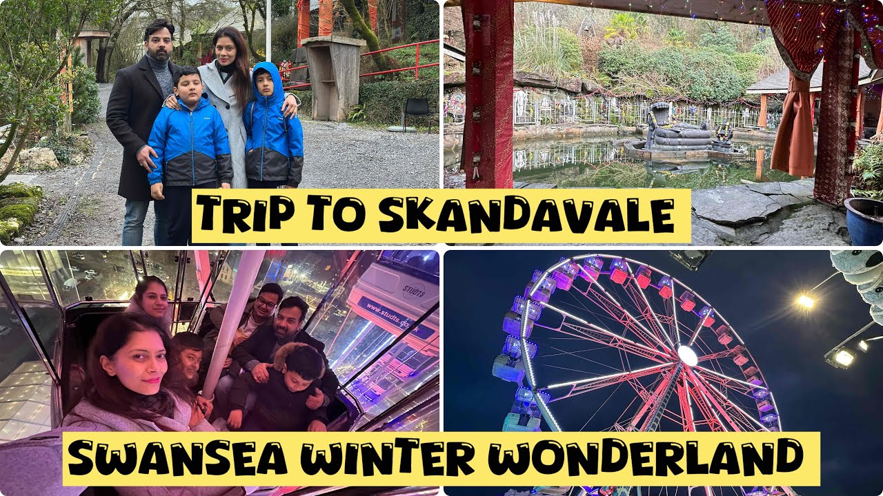 Skanda Vale Temple in UK 🇬🇧 | Swansea winter wonderland - YouTube