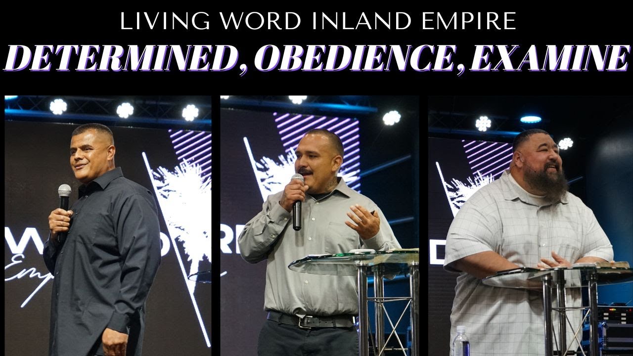 Determined, Obedience, Examine | Brother Bobby Miranda | Brother Alex ...