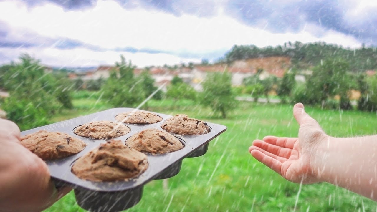 How We Spend RAINY DAYS in PORTUGAL - & VEGAN Muffin RECIPE - YouTube