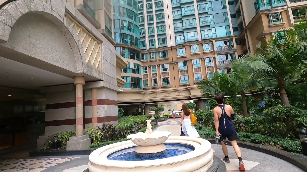 🇭🇰 Harbourfront Promenade | Laguna Verde Hung Hom Hong Kong 4k Walking ...