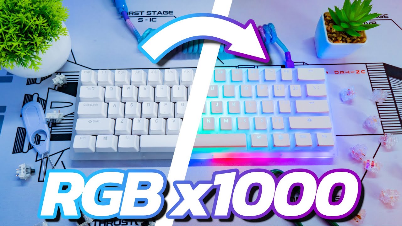 I BUILT THE MOST INSANELY RGB KEYBOARD ON THE PLANET!! - YouTube