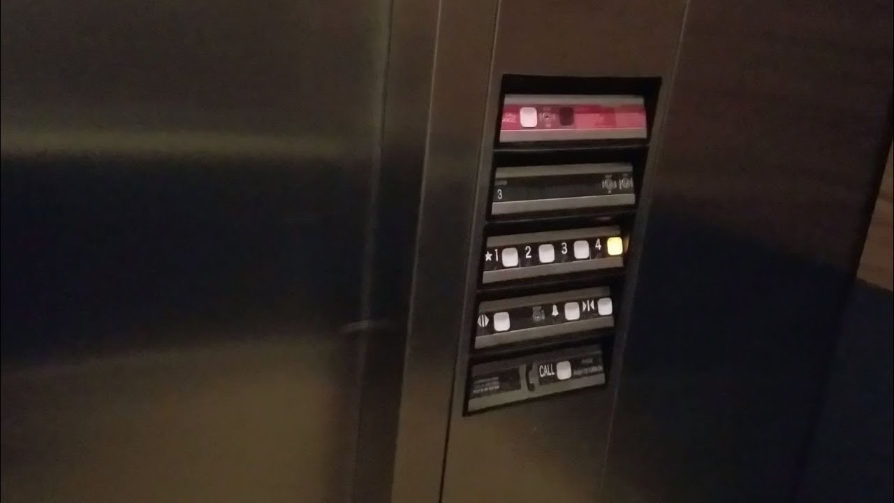 For elevators w ESH: Tall Thyssen Dover Impulse Hydraulic elevator @ The Promenade, Miami Lakes ...