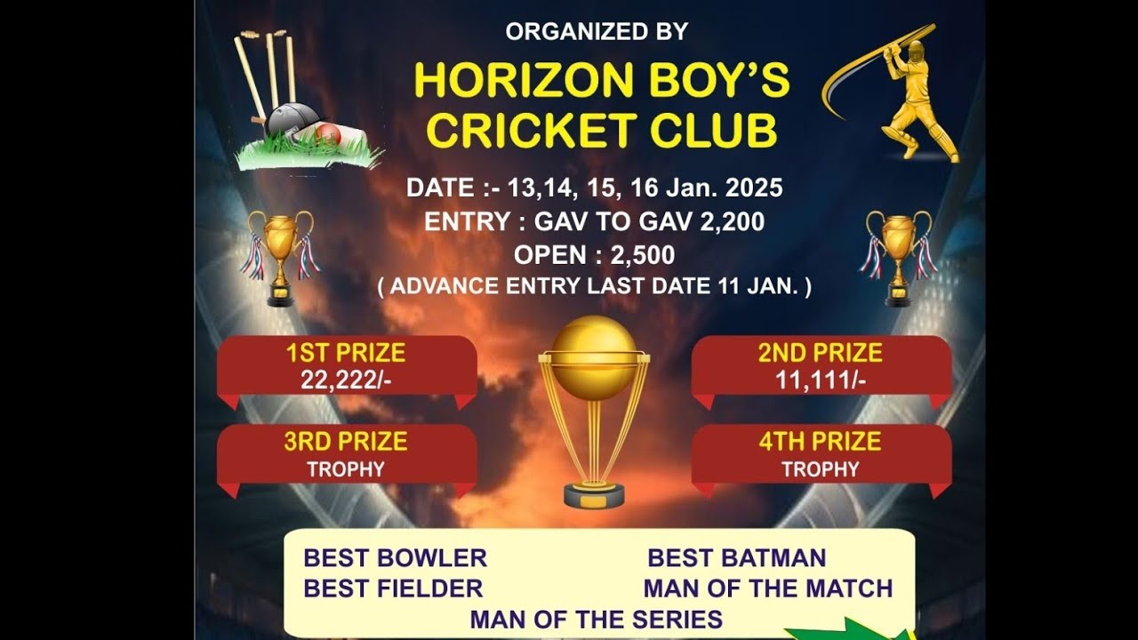 HORIZON BOYS CRICKET CLUB | DAY 2 - YouTube
