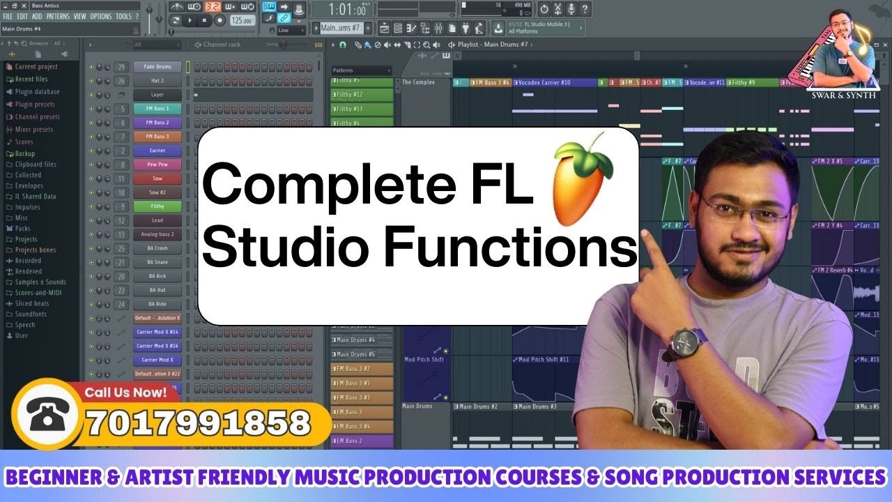 Complete FL Studio Functions || Online Music Production Course ...