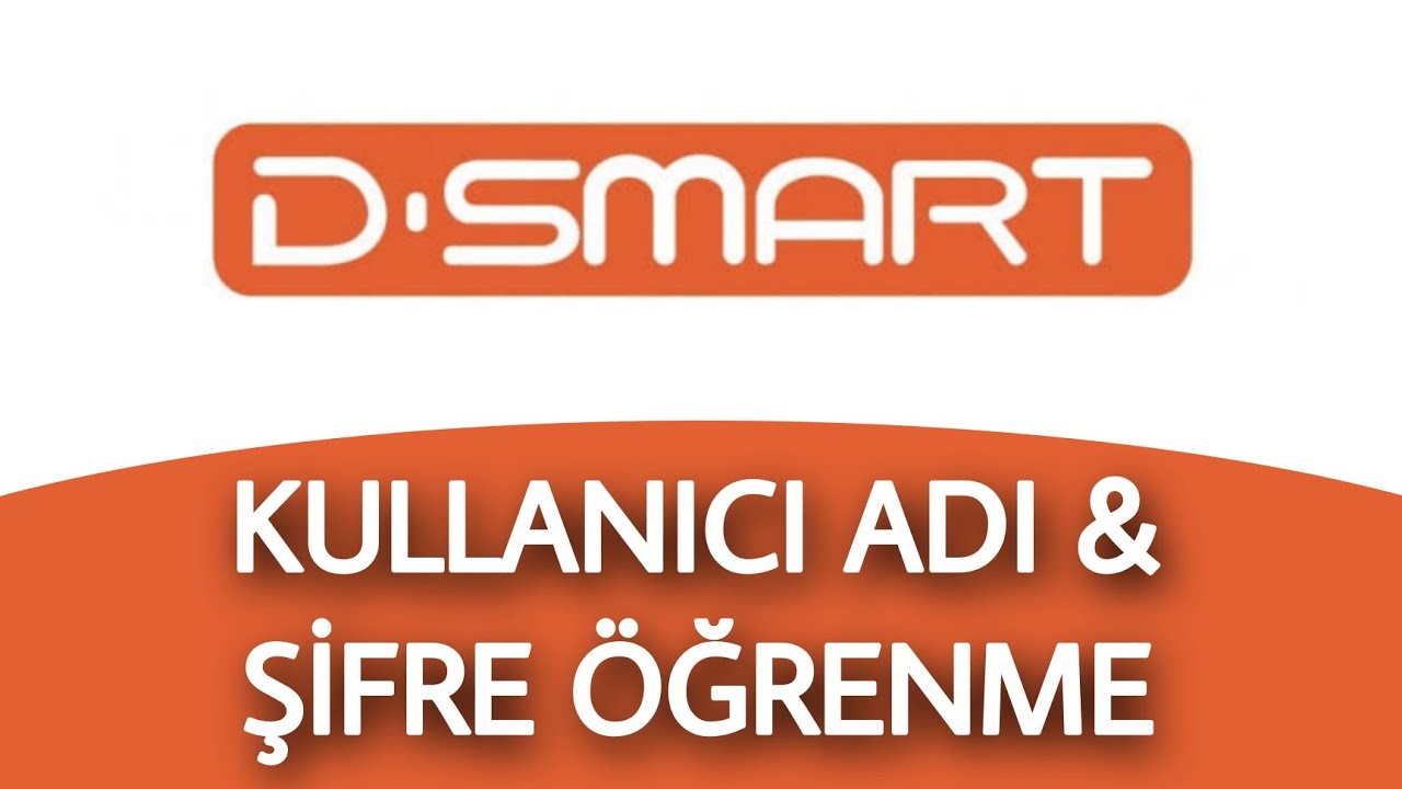D-SMART KULLANICI ADI ve Şifre ÖĞRENME - YouTube