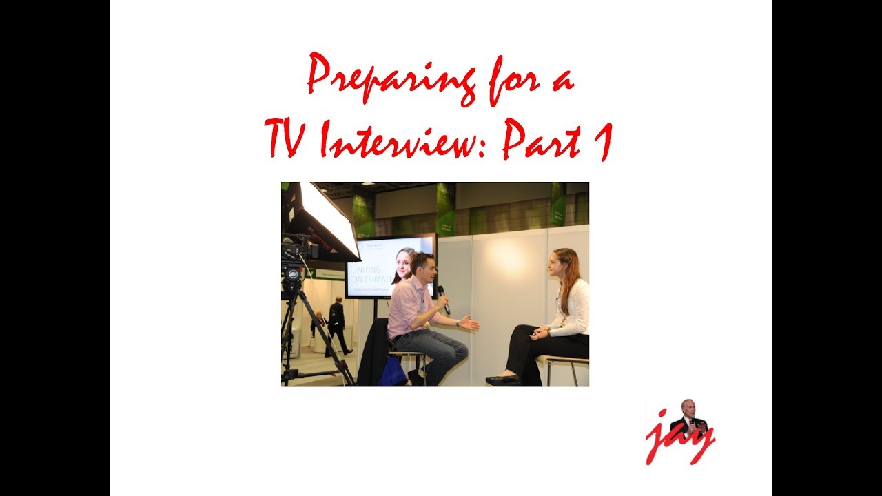 How to Run for Office: TV Interview Tips 1. The Format - YouTube