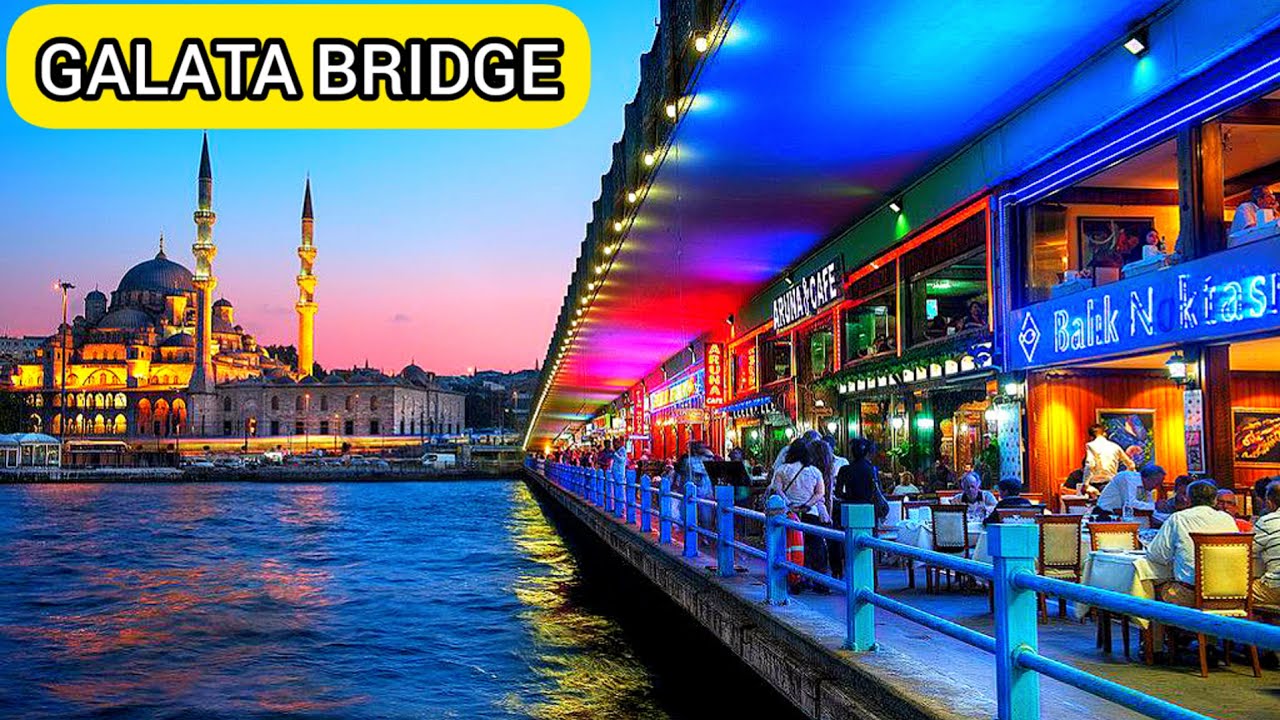 istanbul Galata Bridge|Galata Bridge istanbul walking tour - YouTube