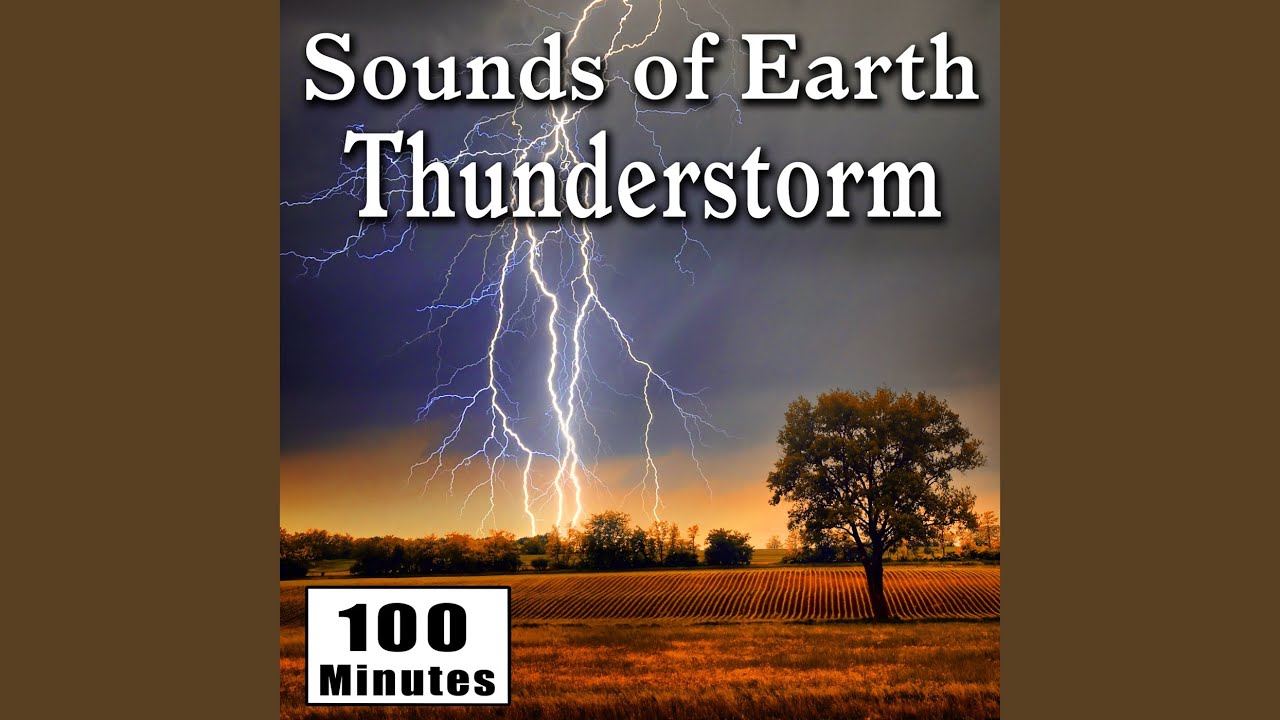 Thunderstorm with Light Rain and Cracking Thunder (Storm Ambience Sound ...