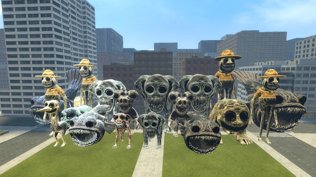 NEW ALL ZONOMALY MONSTERS VS ALL POPPY PLAYTIME CHAPTER 3 CHARACTERS In ...