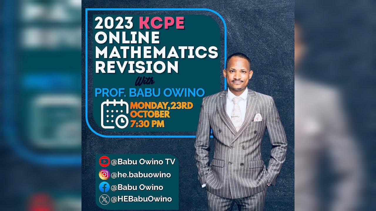 2023 KCPE MATHEMATICS REVISION YouTube 2023-kcpe-mathematics-revision-youtube