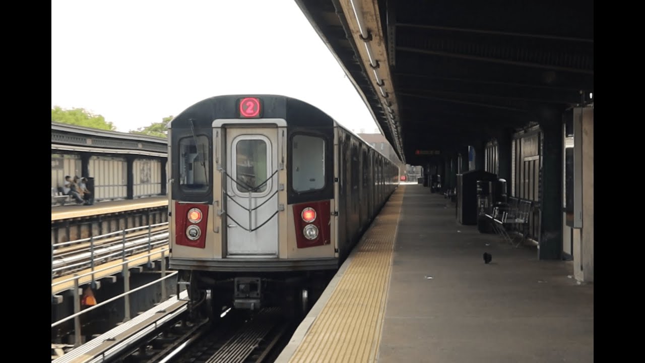 NYCT MTA 2 & 3 trains at Saratoga Av - YouTube