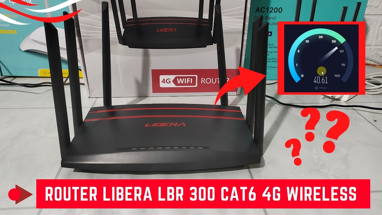 Review Dan Unboxing Router Libera LBR 300 CAT6 4G Wireless Router Band ...