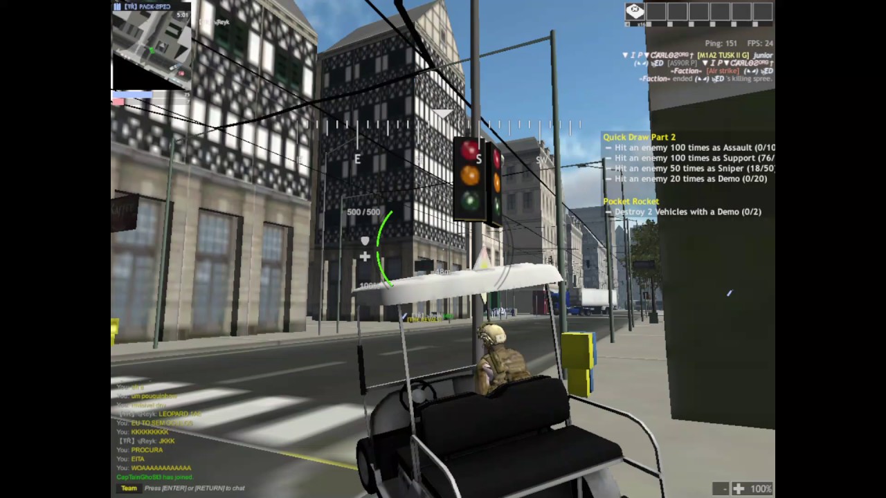 Red Crucible Reloaded, Golf kart is amazing - YouTube