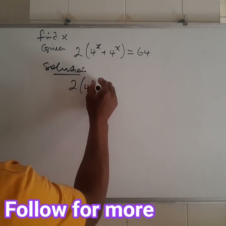 Exponential Equation #viralshort #studymathematics #exam #education - YouTube