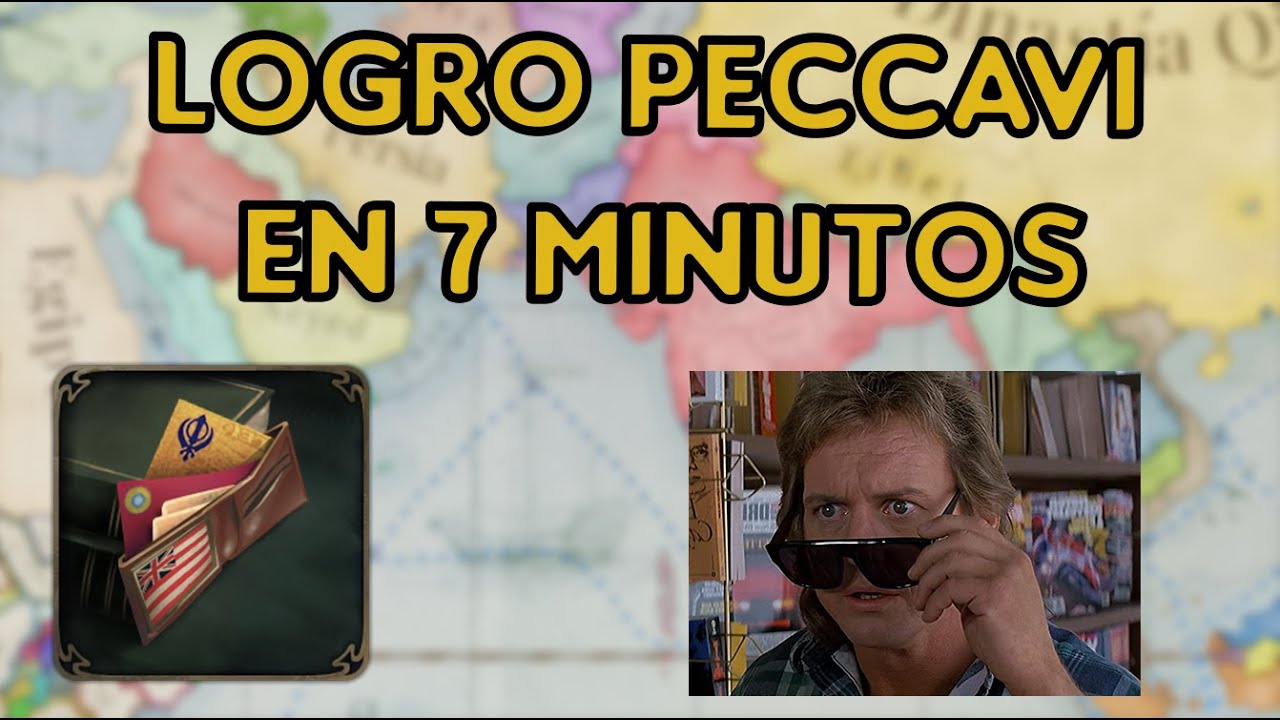GUÍA LOGRO PECCAVI EN VICTORIA 3 - YouTube