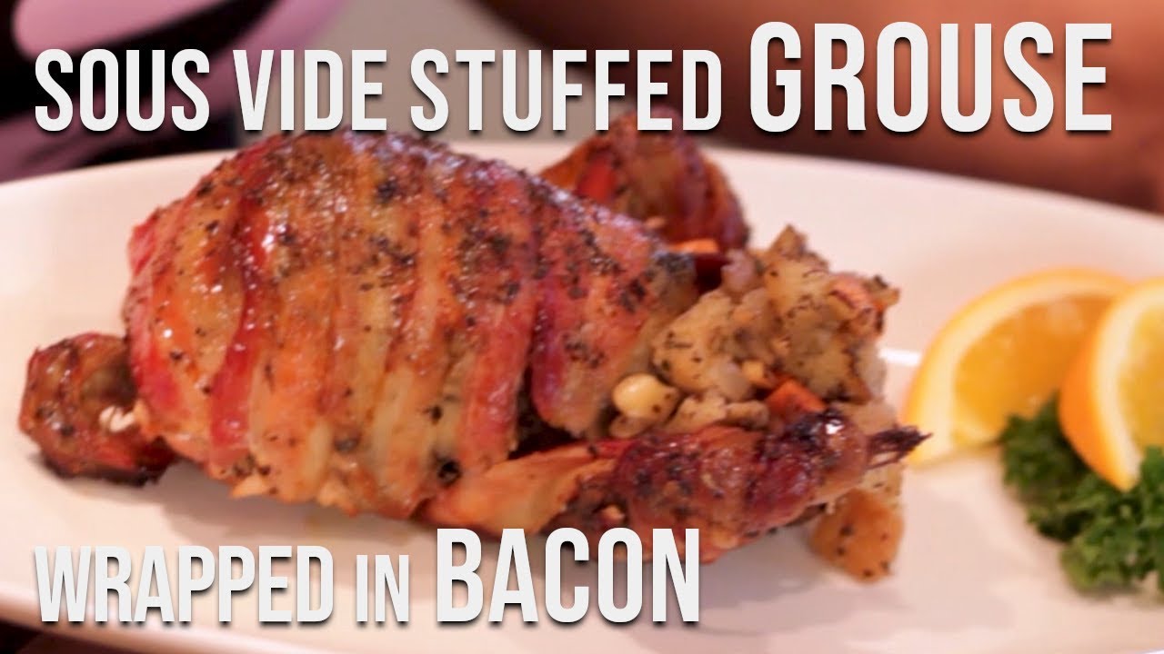 Sous-vide Stuffed Grouse recipe - YouTube