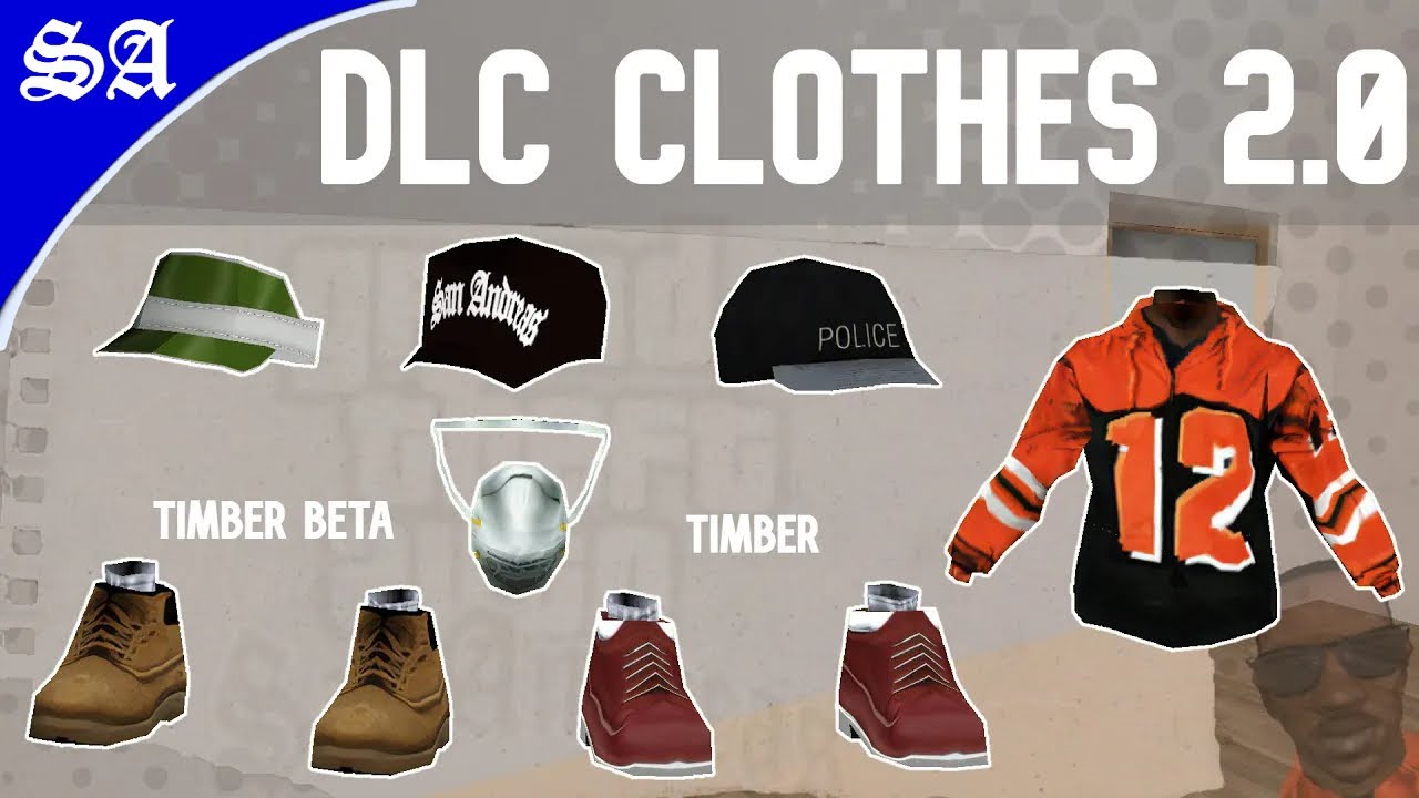 GTA SA - DLC Clothes 2.0 | PC/Mobile (Mods) - YouTube