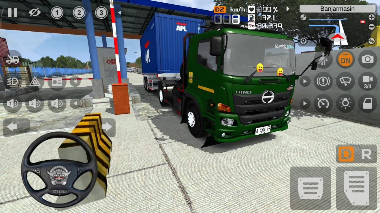 Hino 500 Trailer 20Ft Gameplay | Bus Simulator Gameplay - YouTube