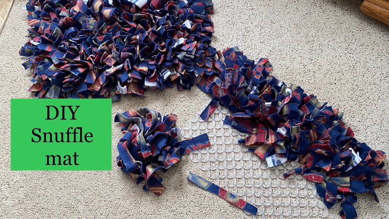 DIY snuffle mat - make your own snuffle mat for cheap | canine ...