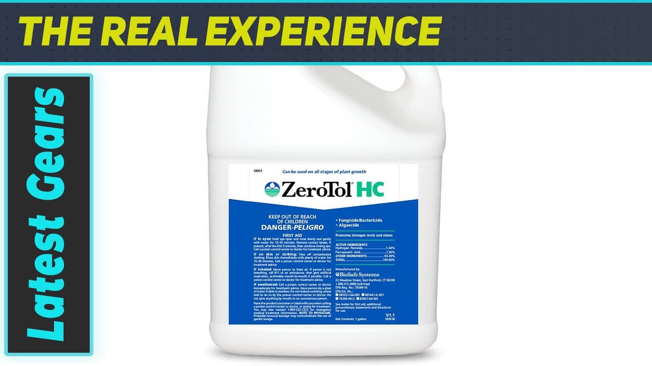 BioSafe Systems ZeroTol HC: Ultimate Algaecide/Fungicide? - YouTube