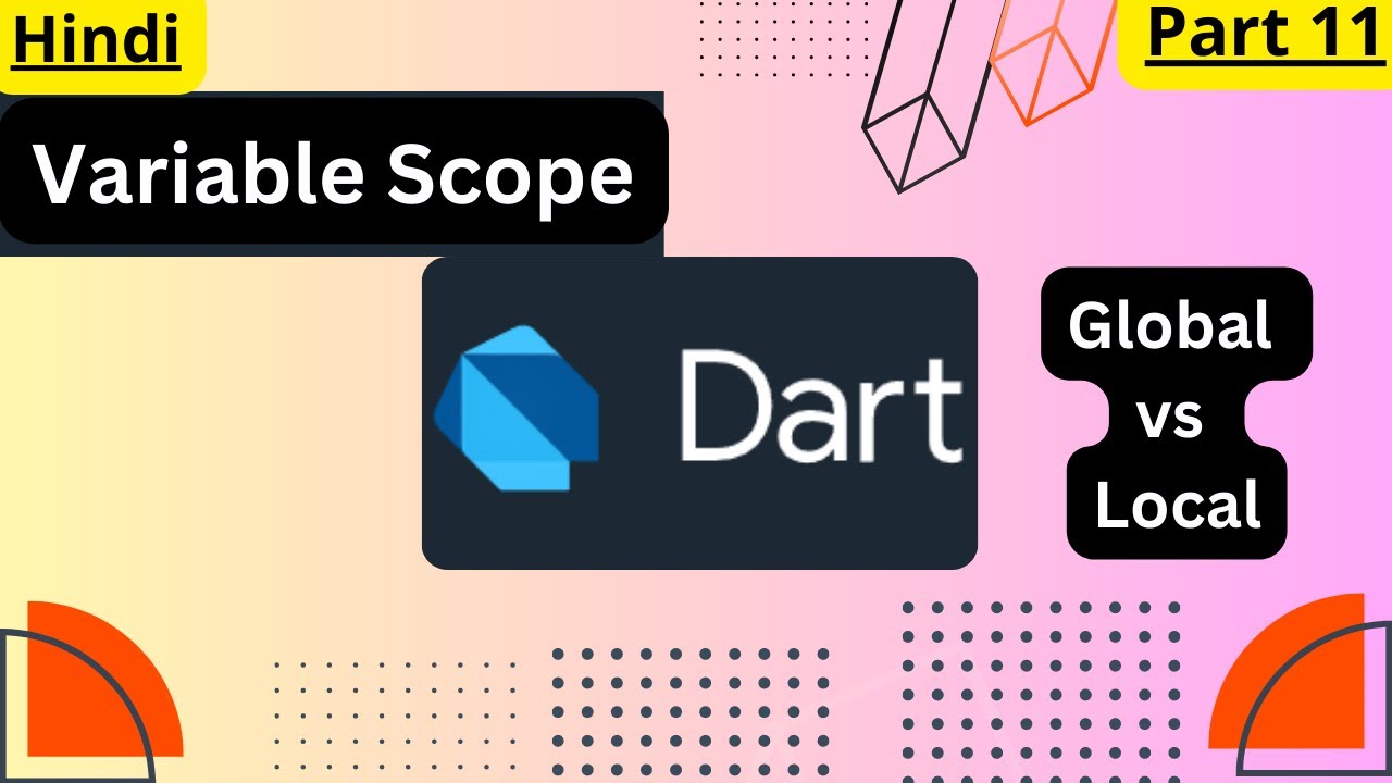 Variable Scope In Dart Programming Languagearvindprogramming Youtube