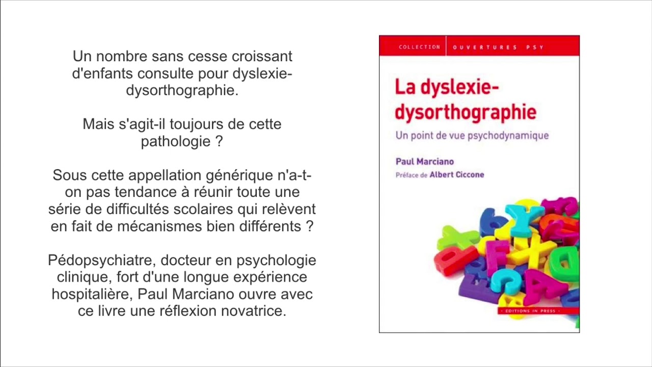 La dyslexie - dysorthographie - YouTube