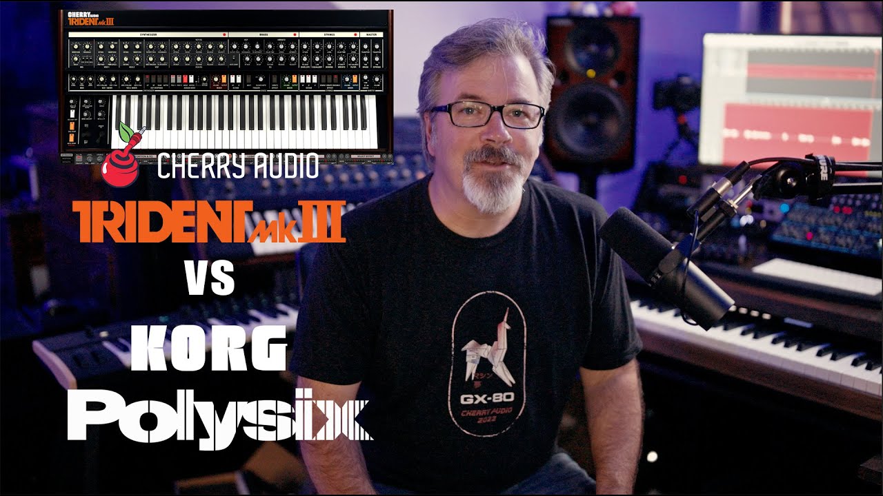 Cherry Audio Trident MK III vs Korg PolySix - YouTube
