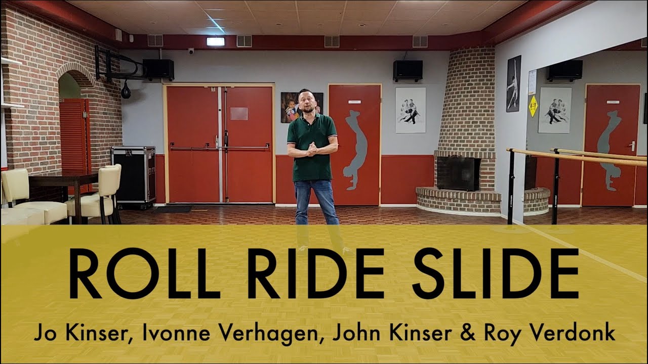 Roll Ride Slide - DEMO \ TUTORIAL - Line dance - YouTube