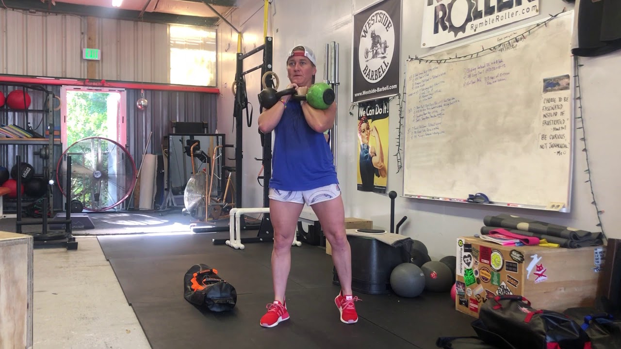 KB Offset Squat in Sprinter Stance (higher load on rear side) - YouTube