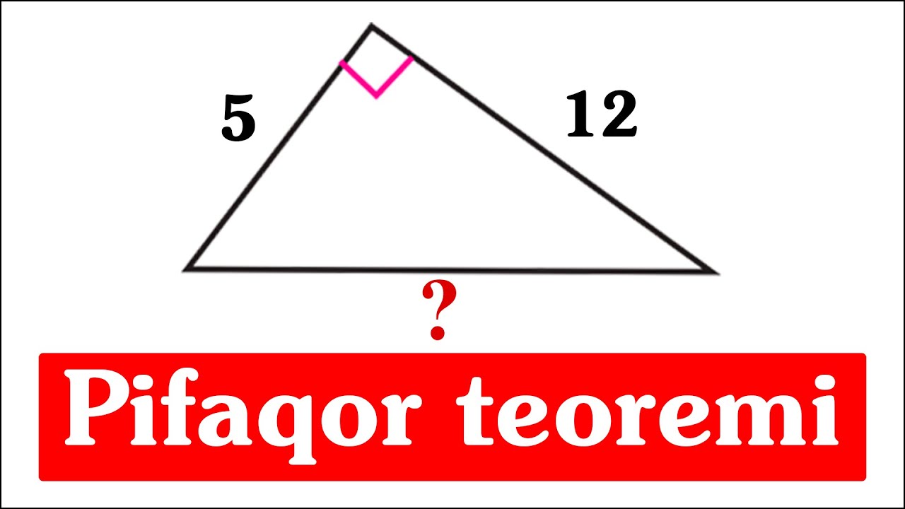 Riyaziyyat dərsləri. Pifaqor teoremi. Fatimə müəllimə ilə. asan izah ...