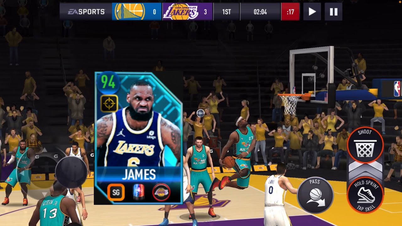 He’s Insane! 92 ovr Buzzer Beater Grandmaster LeBron James Gameplay NBA ...