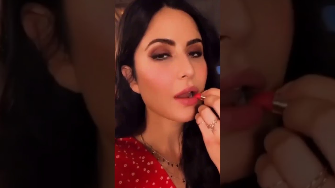 Katrina Kaif Kay Beauty Lipstick Trial Up - YouTube