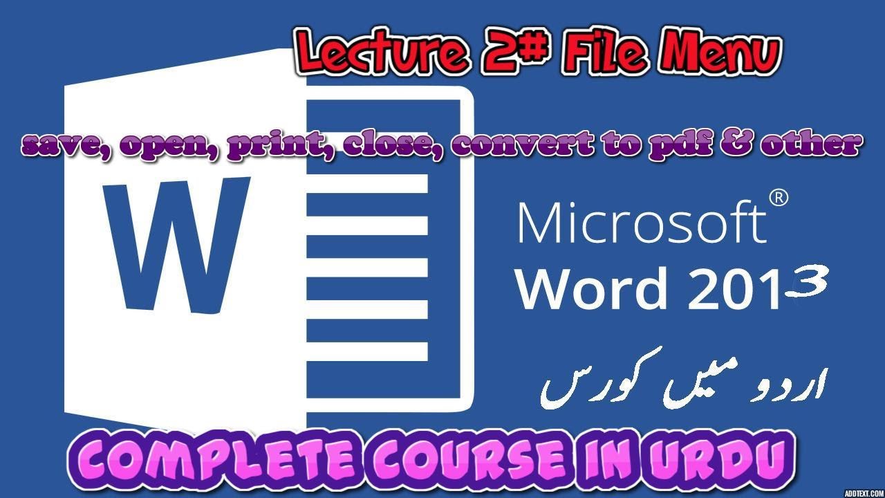 file menu in ms word 2013 - file menu print option in ms word 2013 ...