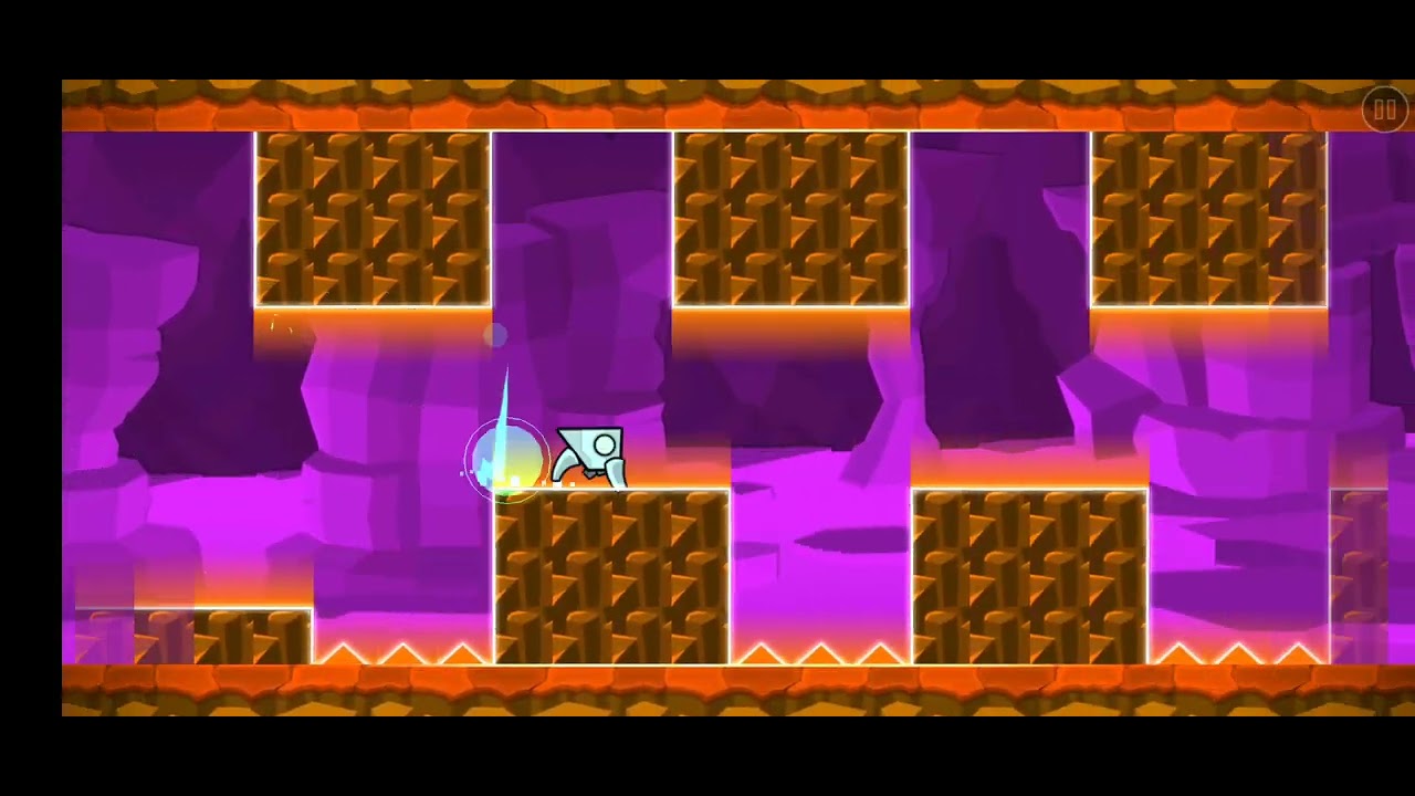 finish decorating my geometry dash level - YouTube